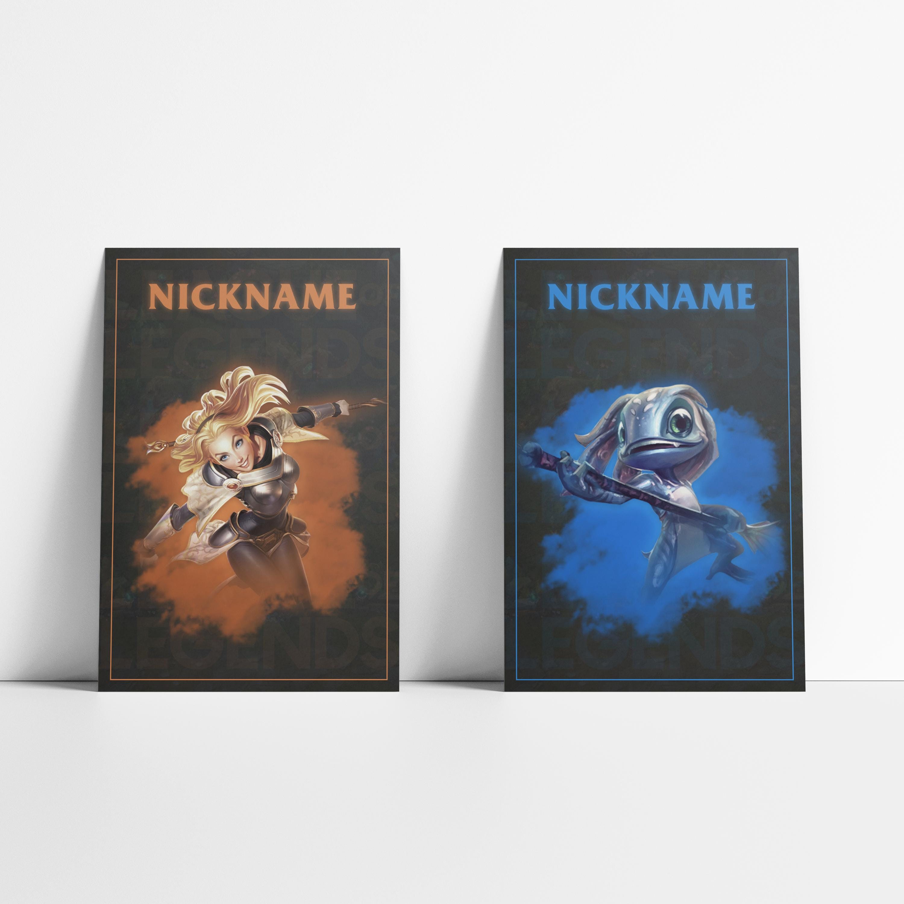 Custom League of Legends Poster, Digital Game Poster, Lol Poster ...