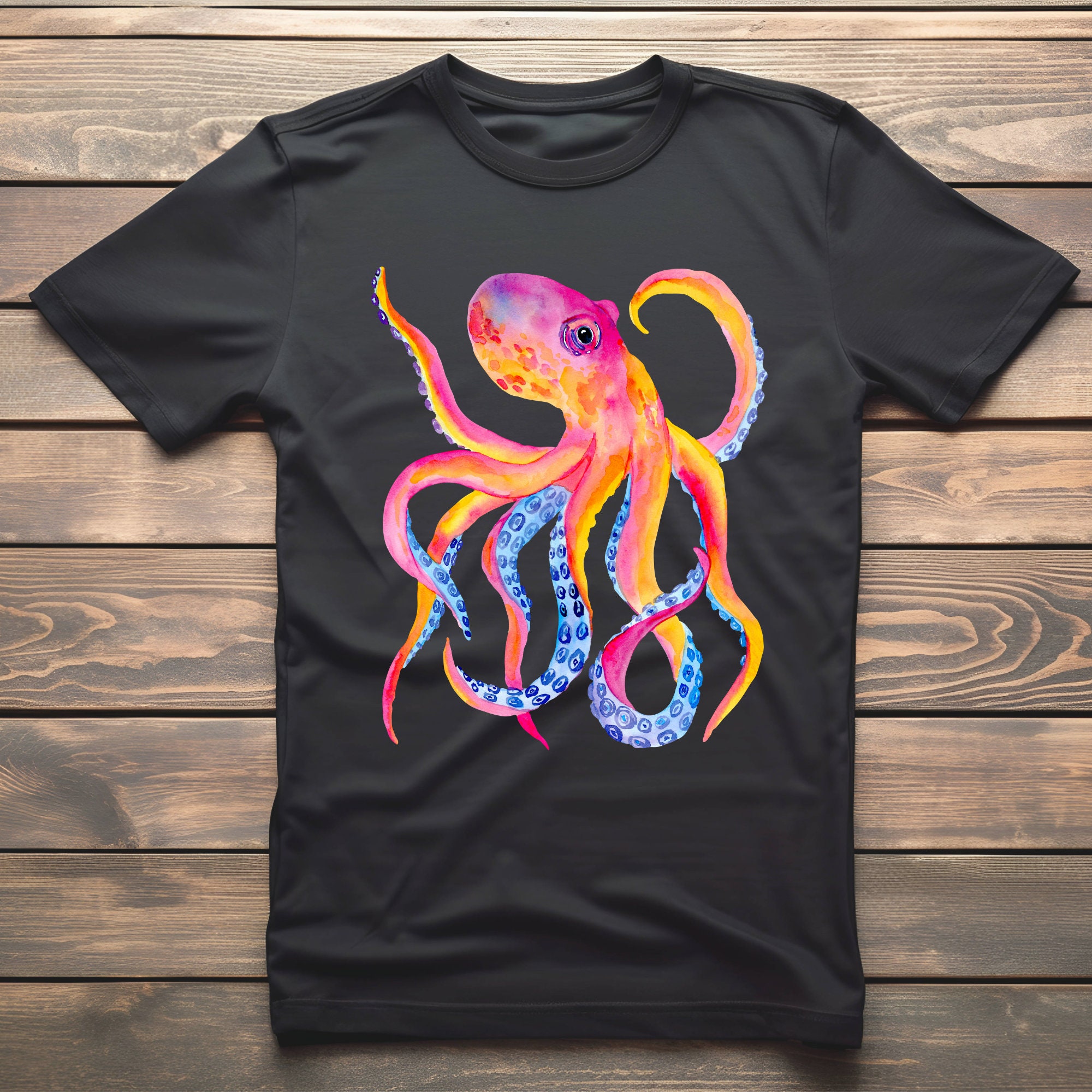 Octopus Shirt, Ocean Shirt, Ocean Gift, Octopus Gift, Sea Creature Gift ...
