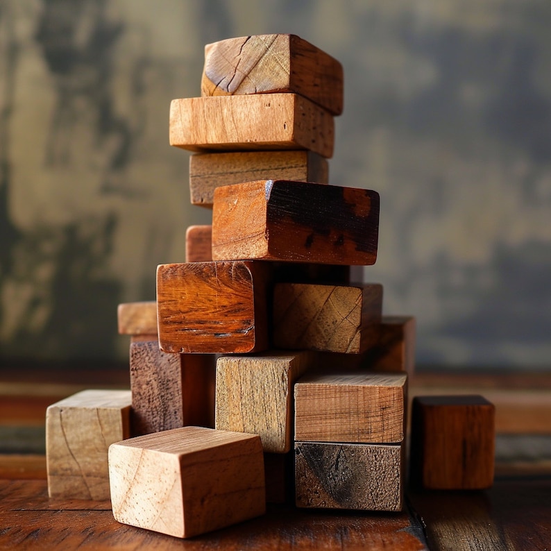 Sustainable Handcrafted Wooden Blocks - Etsy
