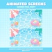 Animated Summer Pool Party Screens | Cute Stream Screens | Twitch ...