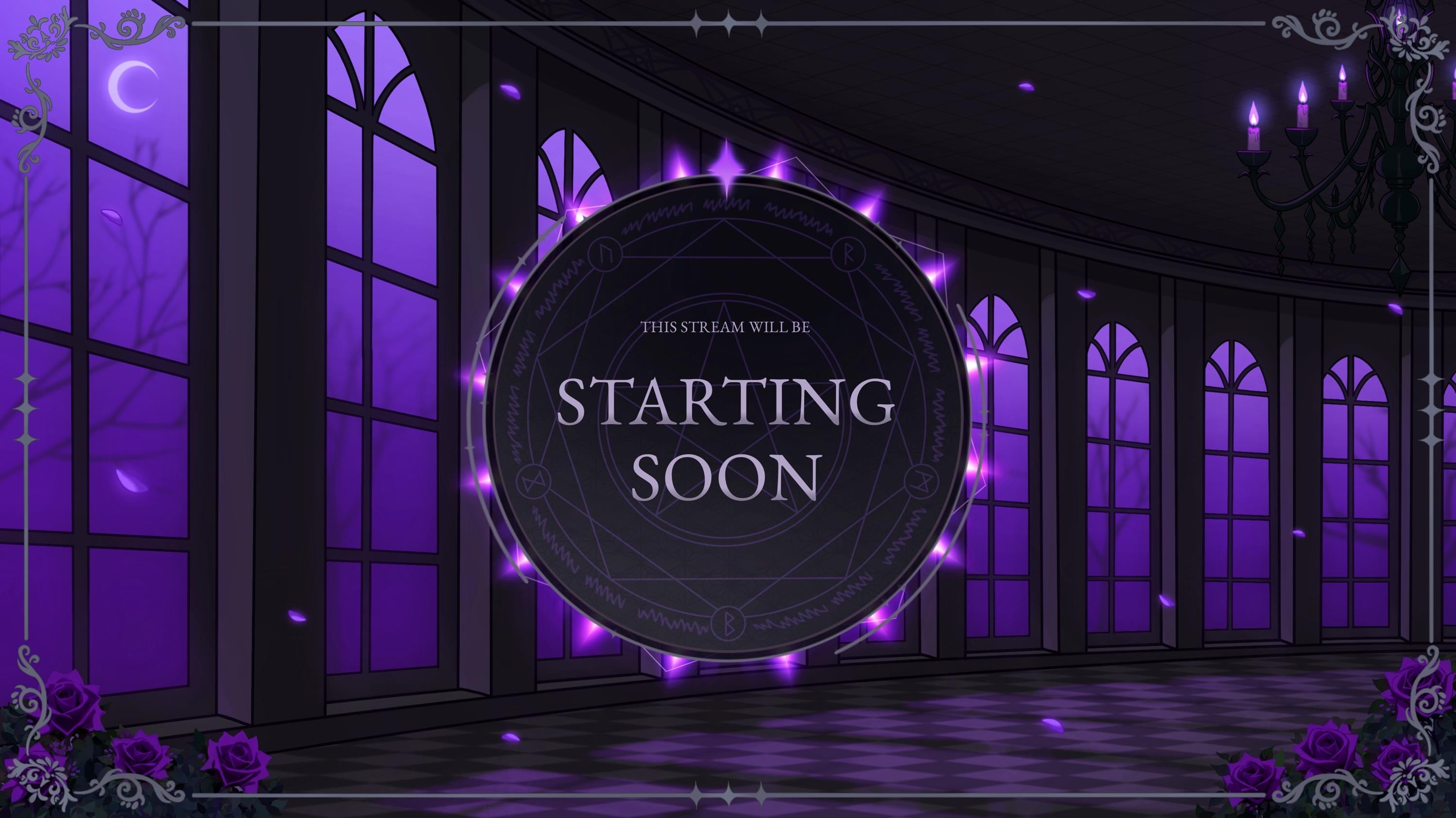 Gothic Witch Animated Screens | Stream Screens | Dark | Twitch ...