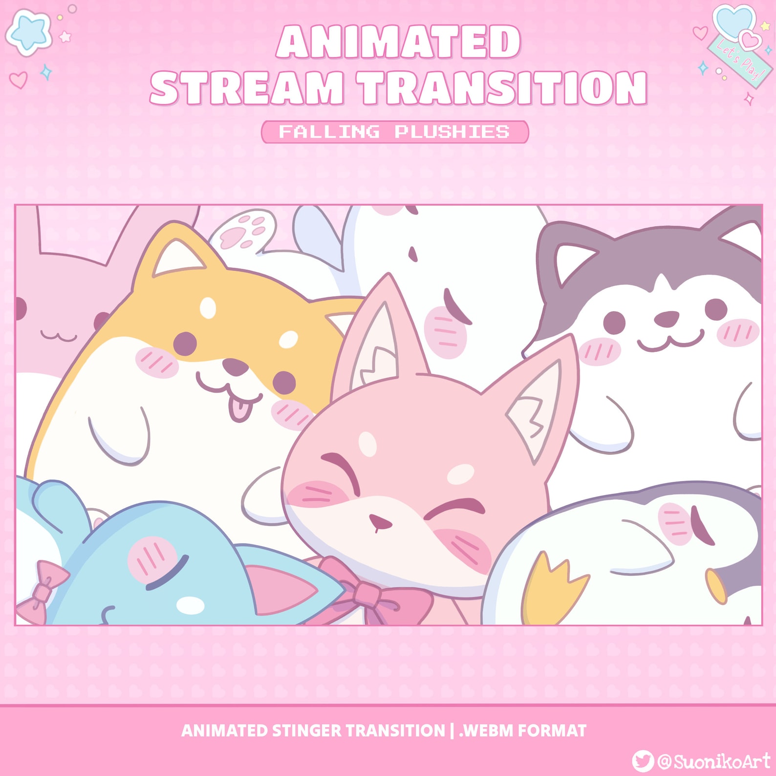 Animated Stream Package Cute Arcade Claw Machine Package for Twitch ...