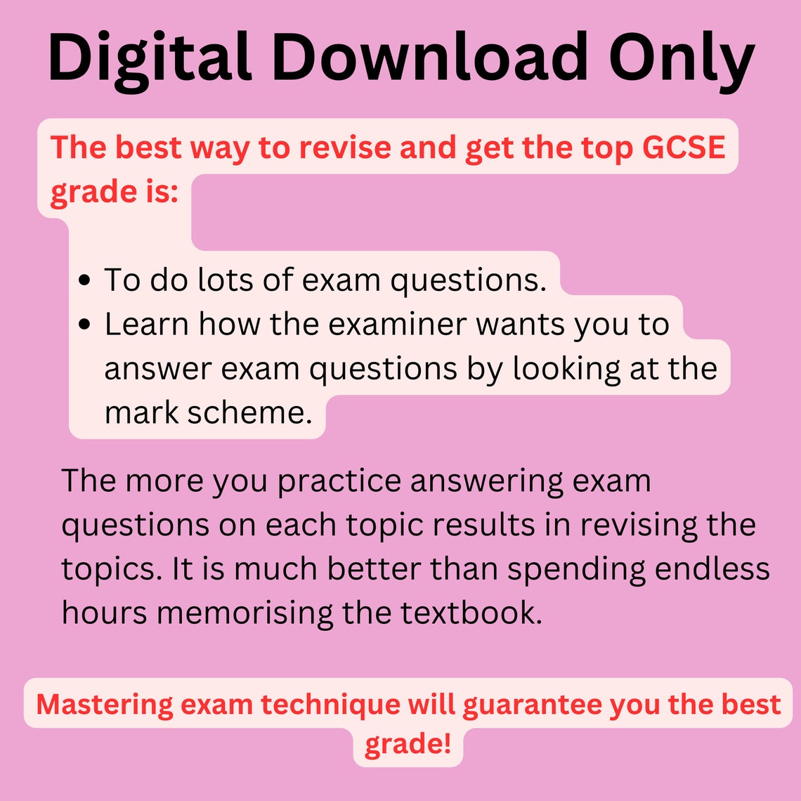 AQA GCSE Science, Biology Paper 1 Revision Bundle - Etsy