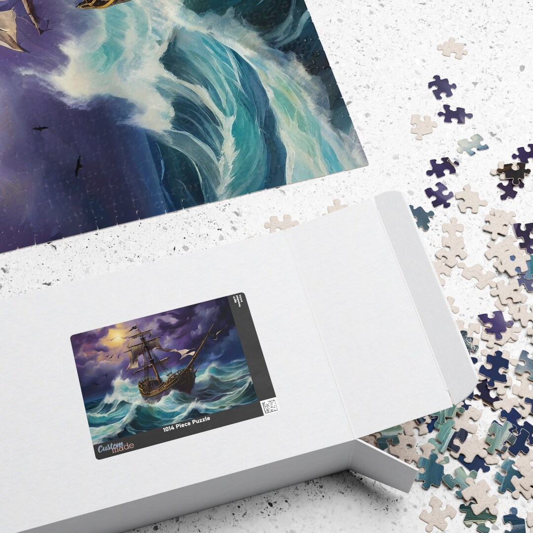 Nautical Odyssey Puzzle - Ship at Sea Jigsaw Challenge (110, 252, 520 ...