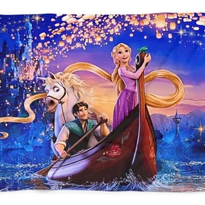 Rapunzel Beach Towel Adventures on the High Seas Rapunzel and Flynn ...