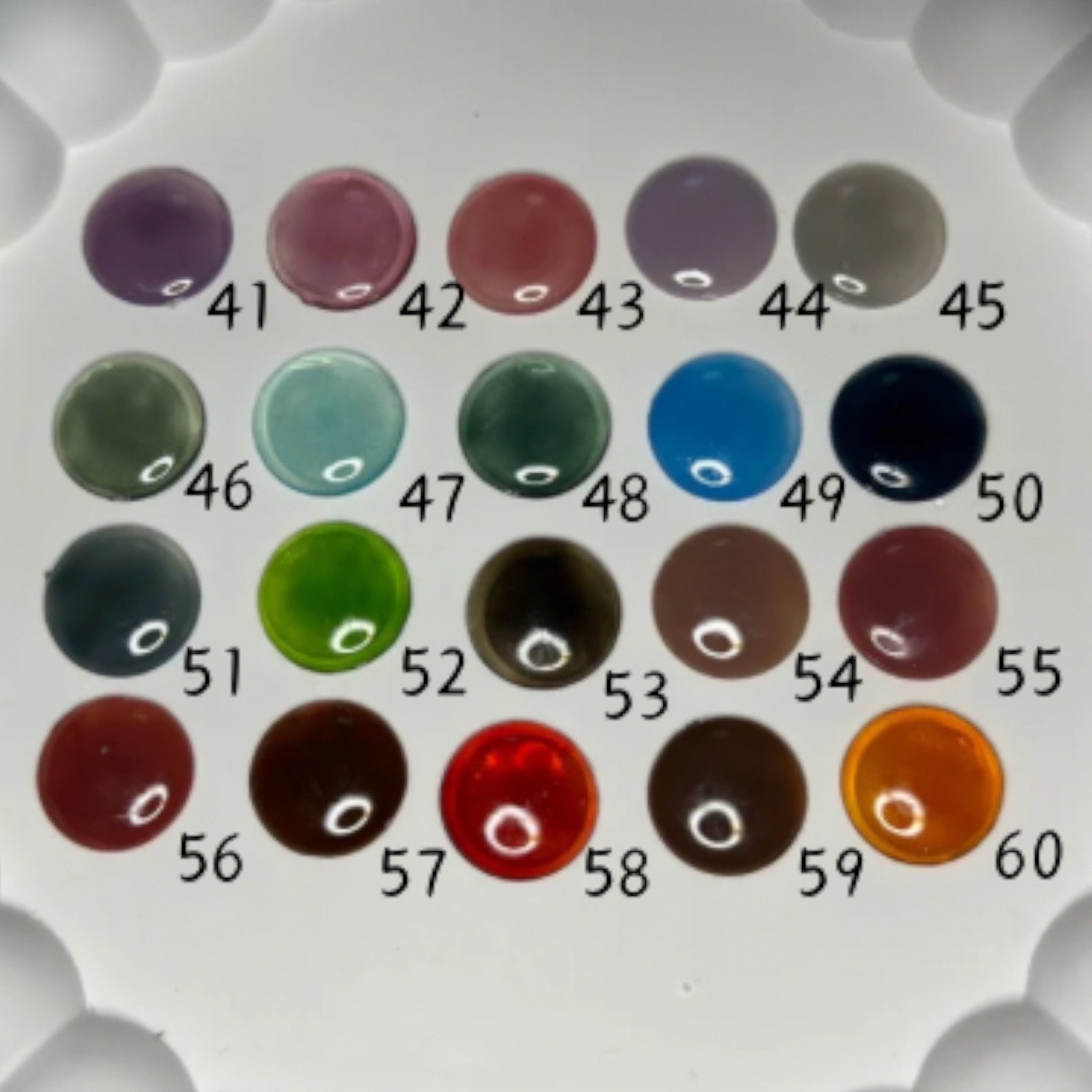 Jelly Nail Color Palette Press on Nails | Premium Press on Gel Nails ...