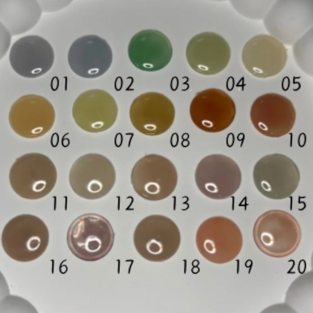 Jelly Nail Color Palette Press on Nails | Premium Press on Gel Nails ...