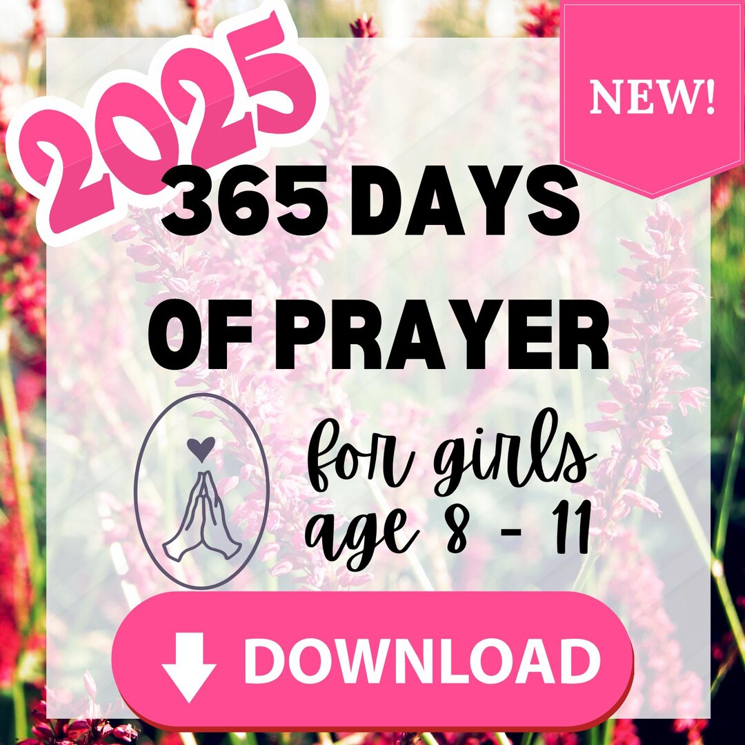 52 Weekly Prayers for Girls Ages 8-11 Easy-to-read Christian Prayers ...