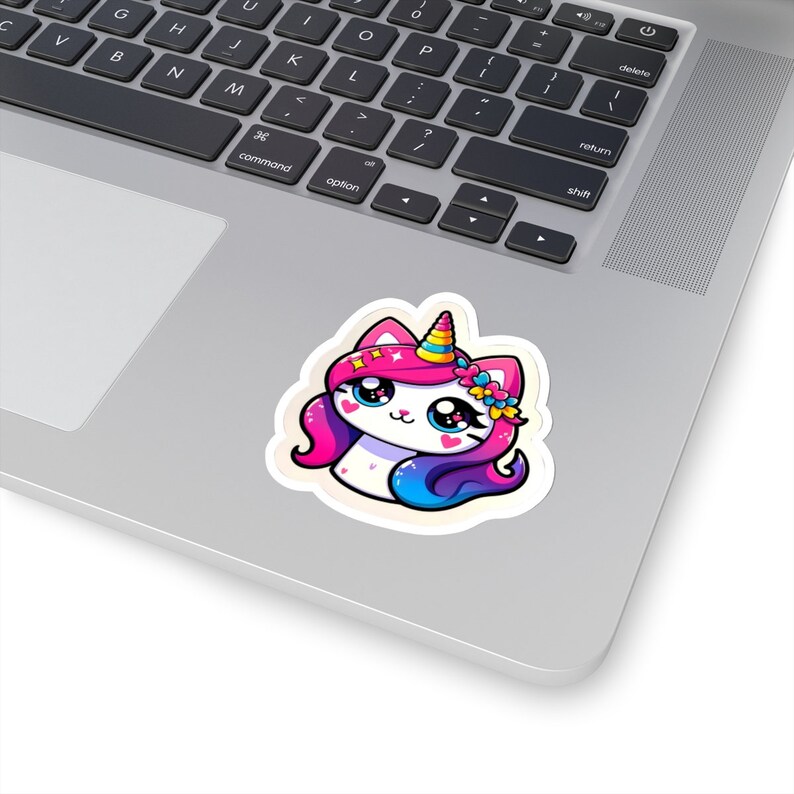 Kittycorn Sticker Magical Cat Unicorn Decal Enchanted Kitty Unicorn ...