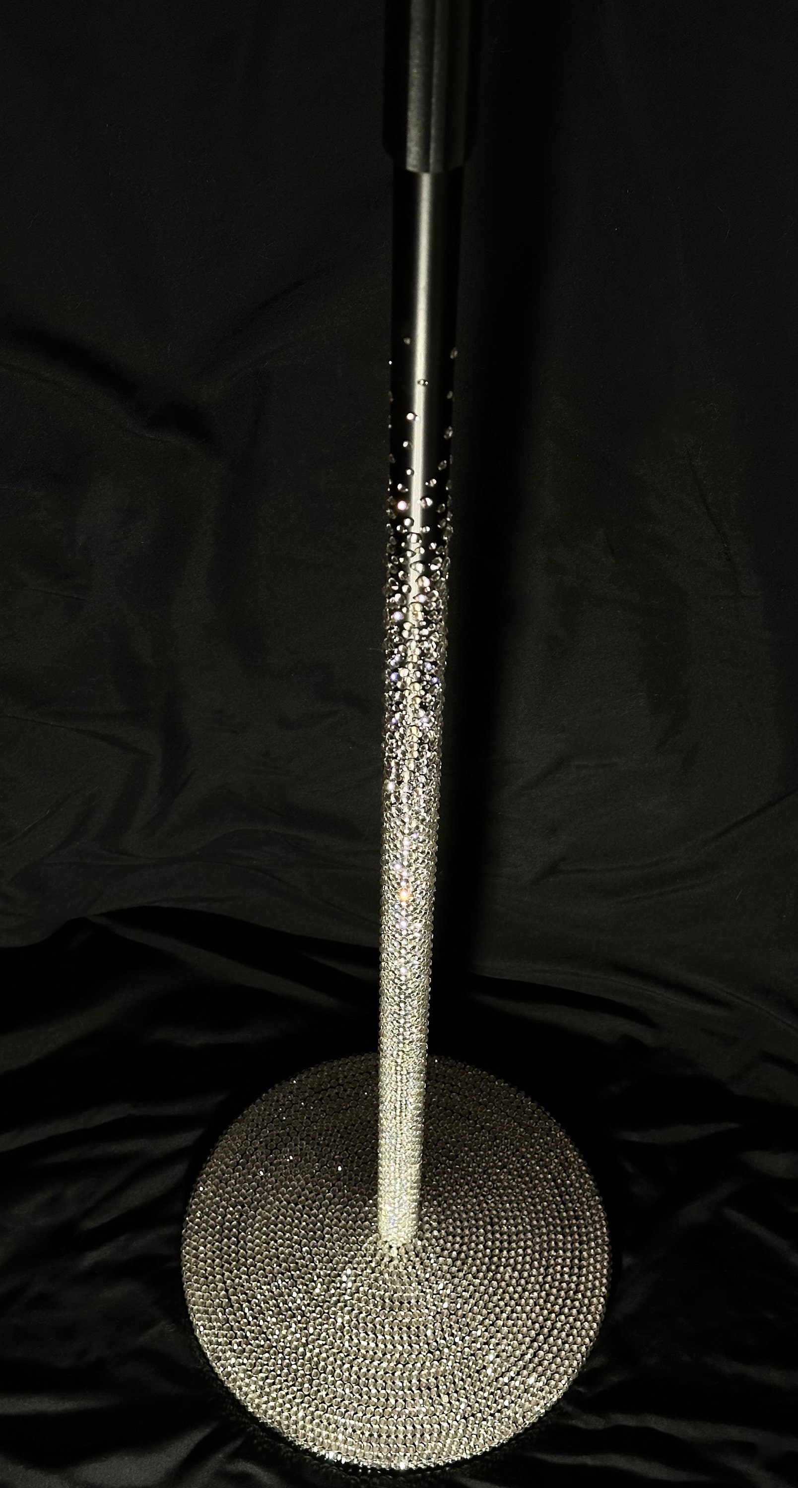 RHINESTONE MICROPHONE STAND - Etsy