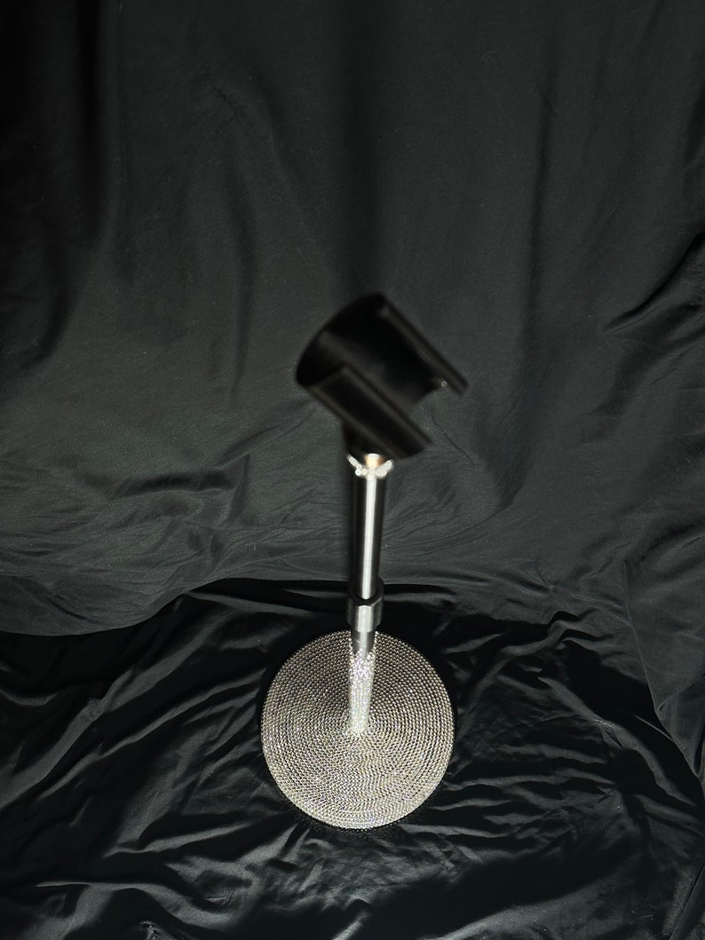 RHINESTONE MICROPHONE STAND - Etsy