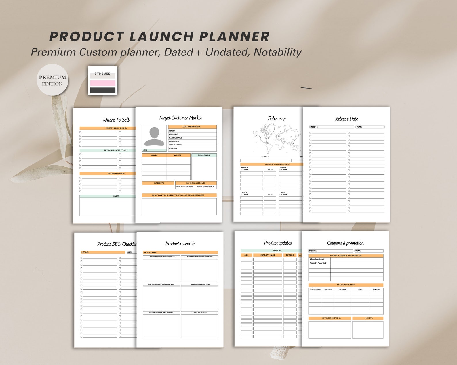 2024 Product Lauch Planner, 2024 Product Launch Journal, Product Launch Planner, Product Launch ...