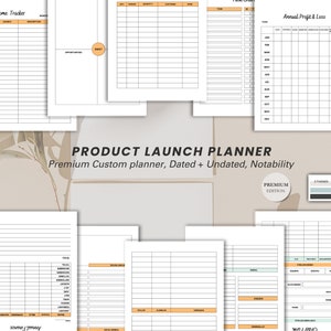 2024 Product Lauch Planner, 2024 Product Launch Journal, Product Launch Planner, Product Launch ...