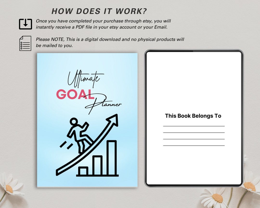 Ultimate Goal Planner, 2024 Goal Planner, Goal Setting Planner - Etsy