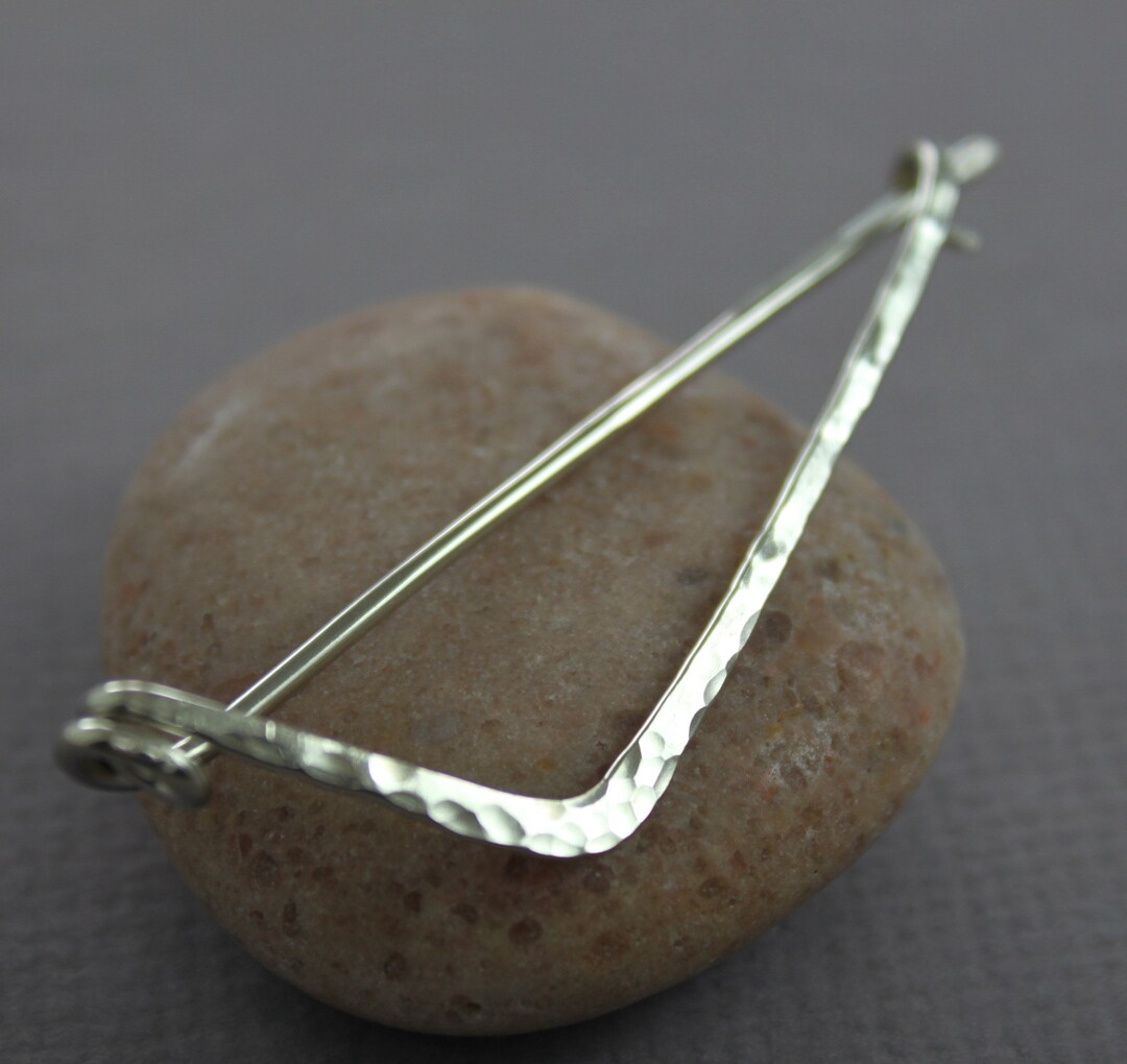 Minimalist Safety Shawl Pin, Triangle Shawl Pin, Chevron Shawl Pin ...