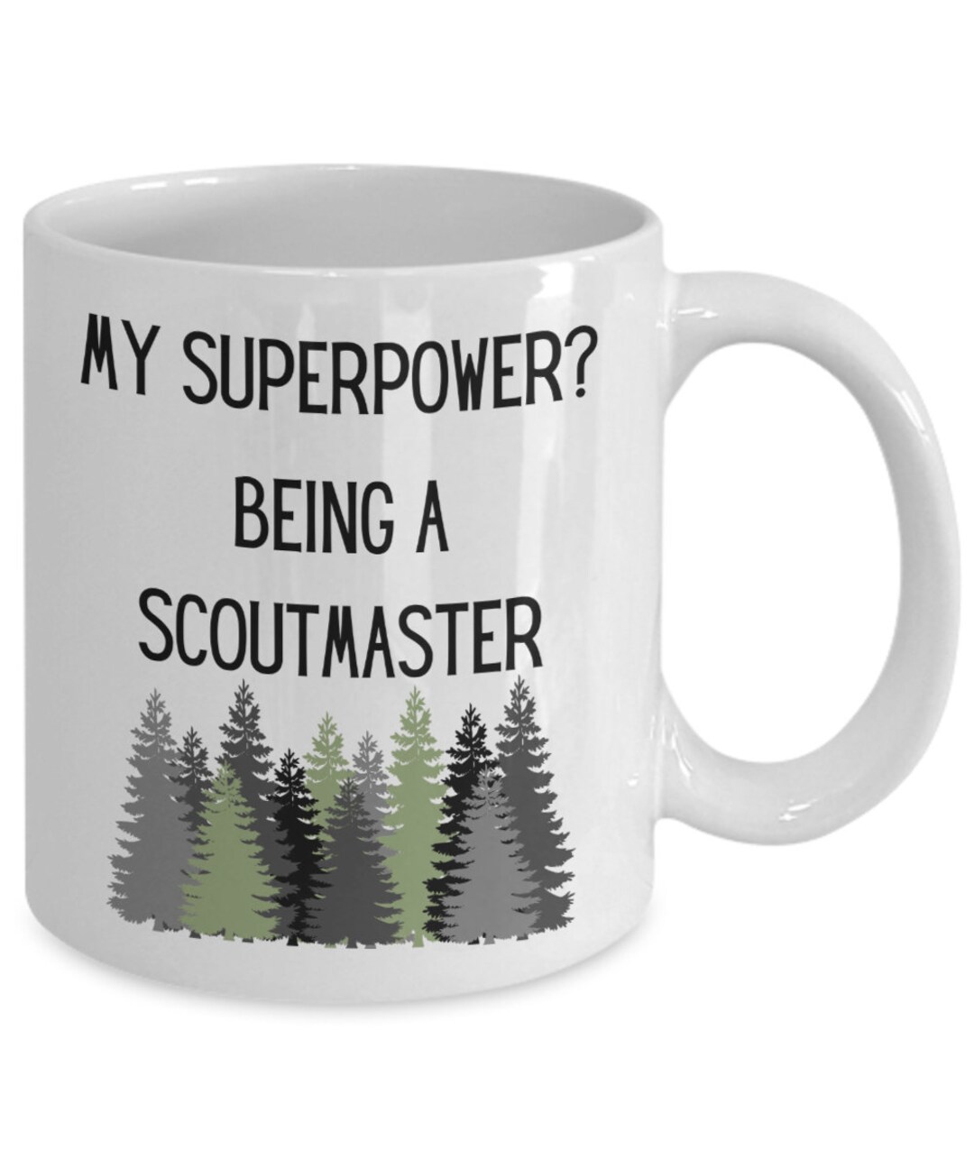 Funny Gift for Scoutmaster Scoutmaster Superpower Ceramic Mug Custom ...