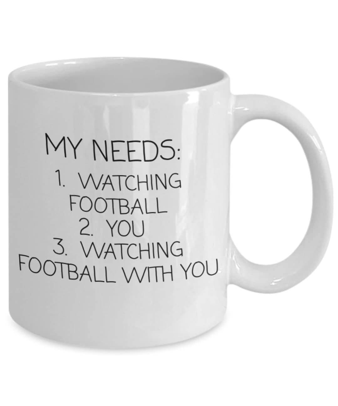 Funny Football Coffee Mug Football Fan Gift Funny Sports Cup Sports ...