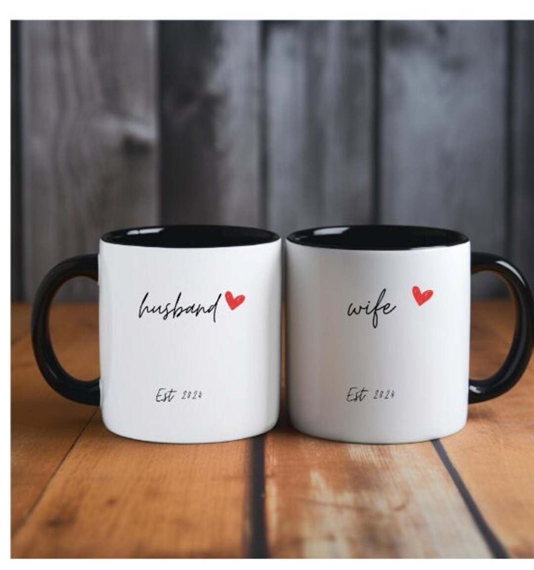 2024 Wife Wedding or Anniversary Coffee Mug Couples Coffee Cup for 2024 ...