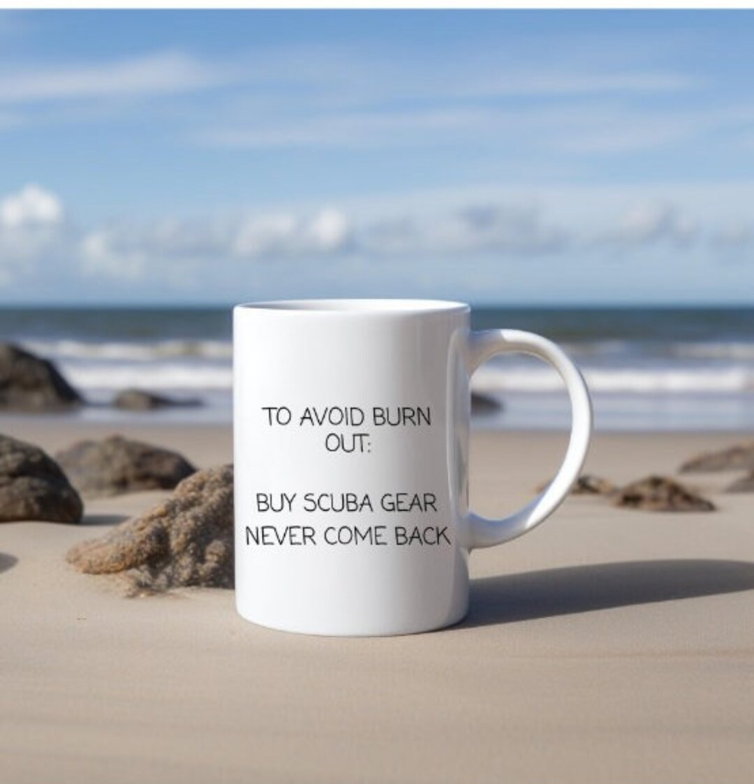 Funny Scuba Lovers Coffee Mug; Gift for Scuba Diver; Ideal Gift for ...