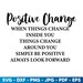 Positive Change SVG, Be Positive Svg, Quote Shirt, Positive Quote Svg ...