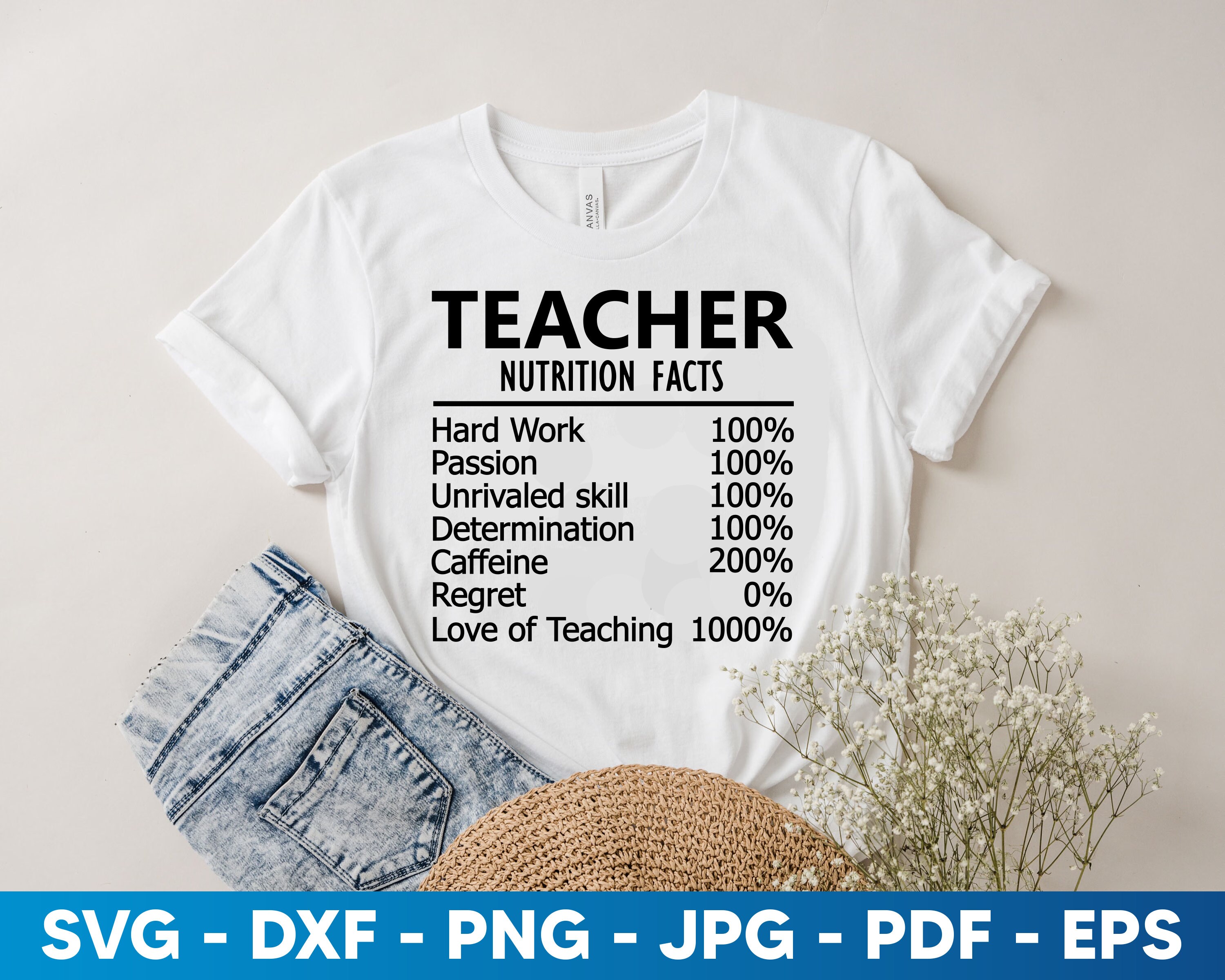 Teacher Nutrition Facts Svg, Teacher Svg, Nutritional Teacher, Teacher ...