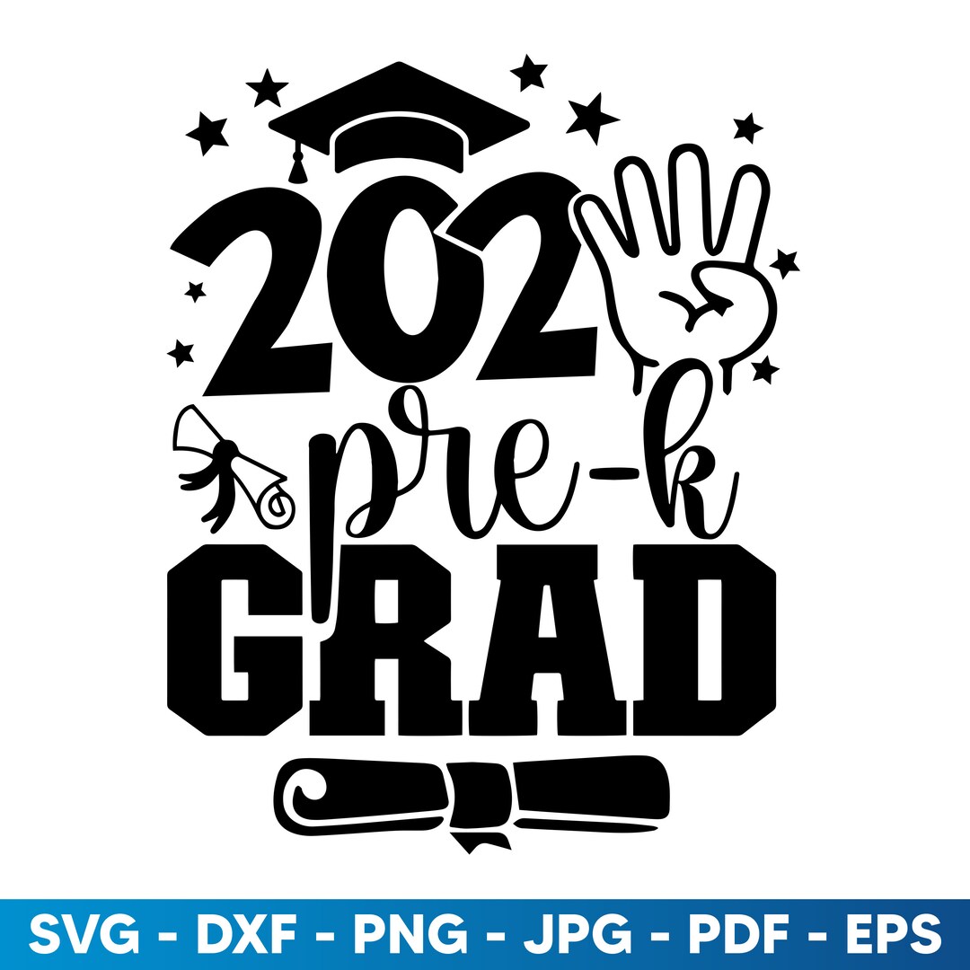 2024 Pre-k Grad, Pre-k Graduation, Pre-k Grad SVG, Pre-k Graduation ...