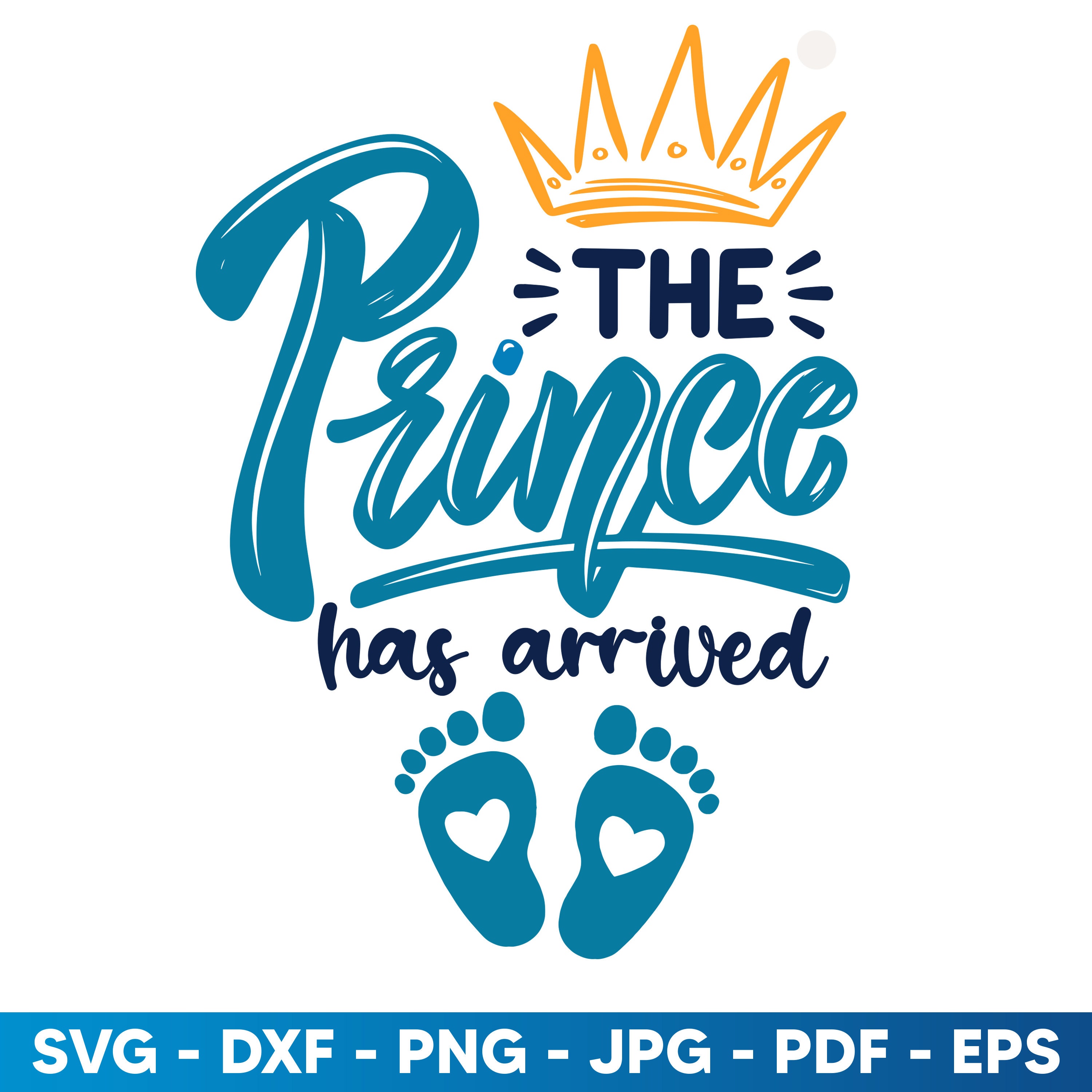 The Princess Has Arrived Png Sublimation Design Download, Baby Girl Svg ...