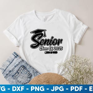 Senior 2025, Retro Graduation Svg, Sublimation Design, Digital Download, Class of 2025 ...