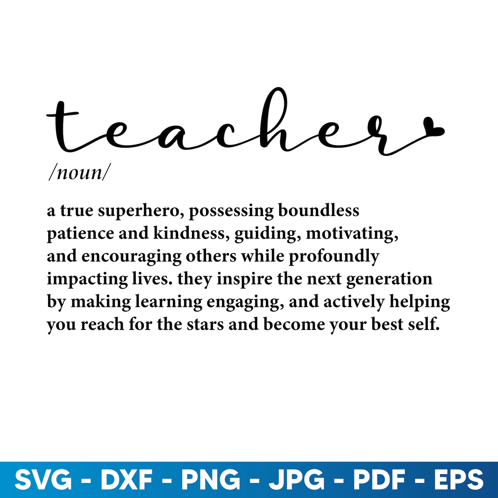 Teacher Definition, Teacher Appreciation Gifts, Teacher Gift, Teacher ...