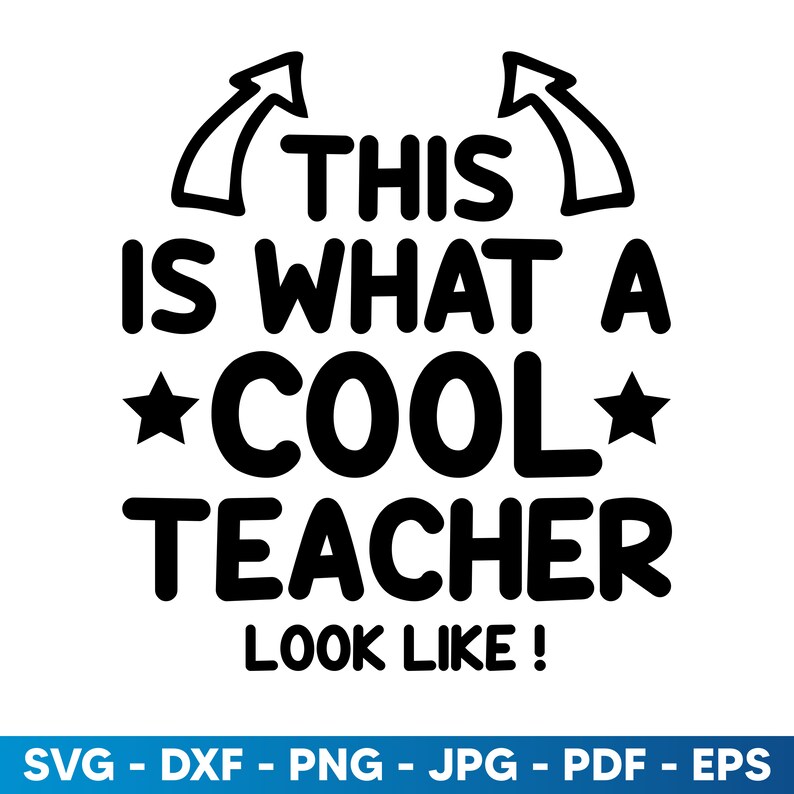 Cool Teacher Svg, Teacher Sublimation, Teacher Svg, Back to School ...
