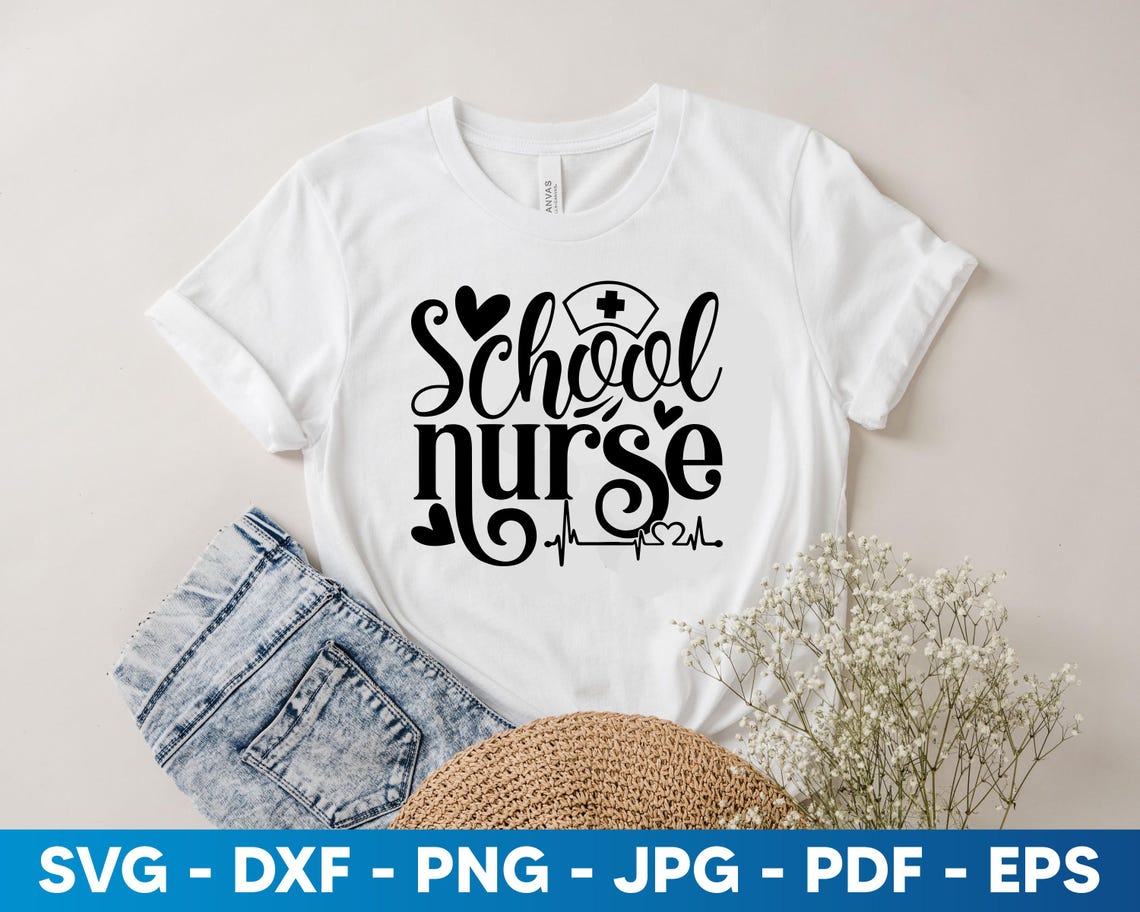 School Nurse Shirt, School Nurse Svg, Back to School, Nurse Life Png ...