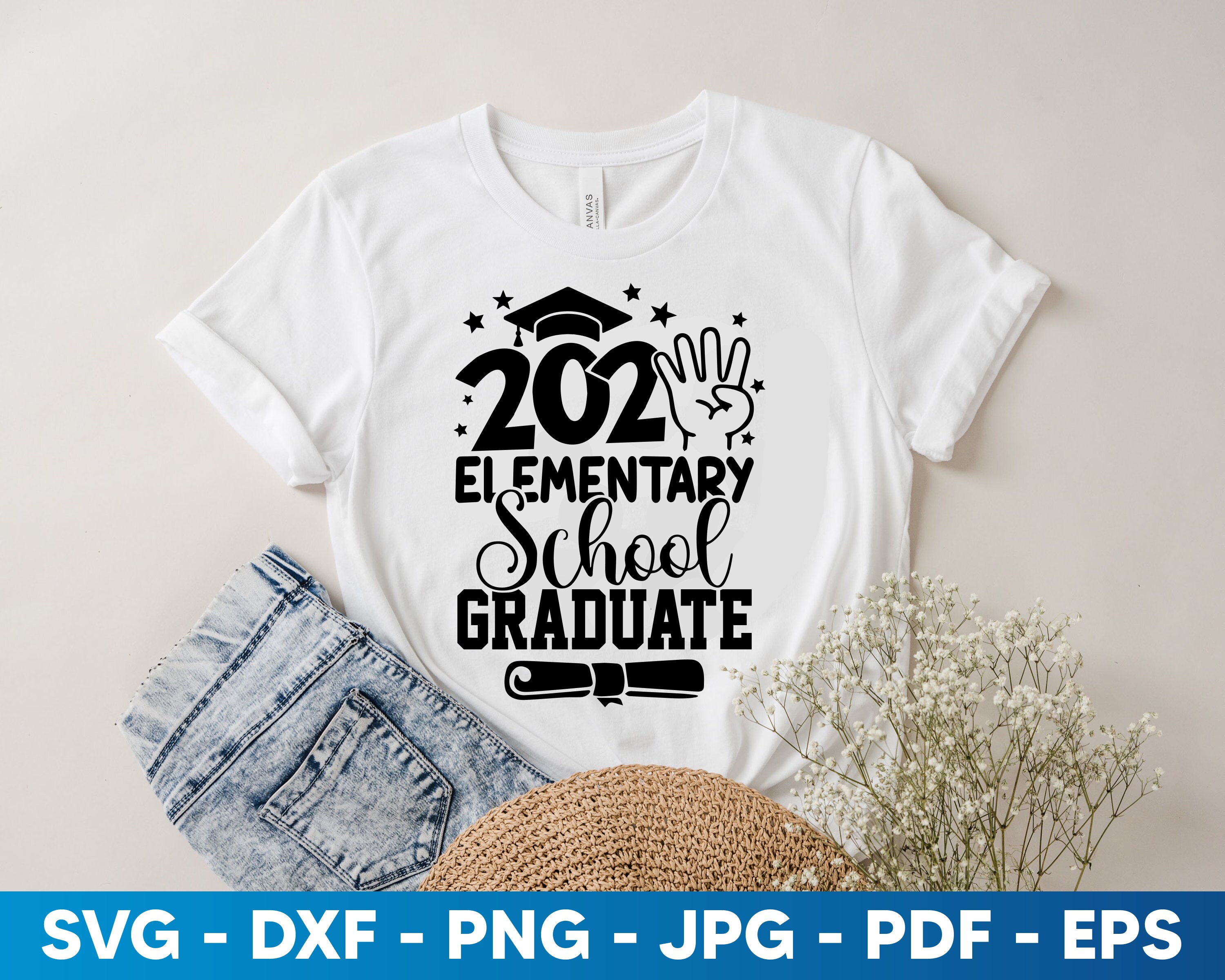 2024 Elementary School Graduate Svg, Elementary School Graduation, 5th ...