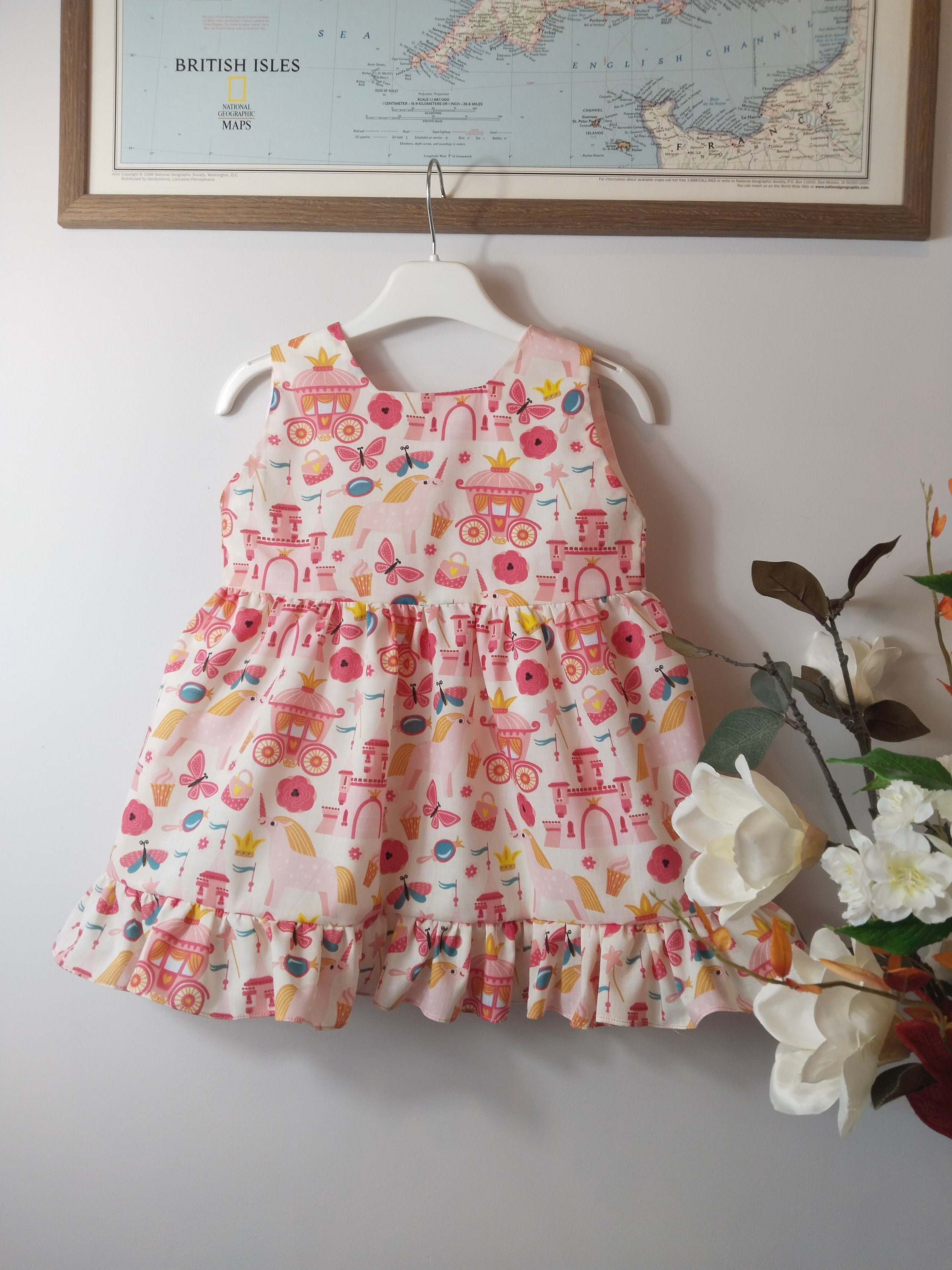 Adorable Girls Dress PDF Sewing Pattern Sizes 1-7 Years, Dress Pdf ...