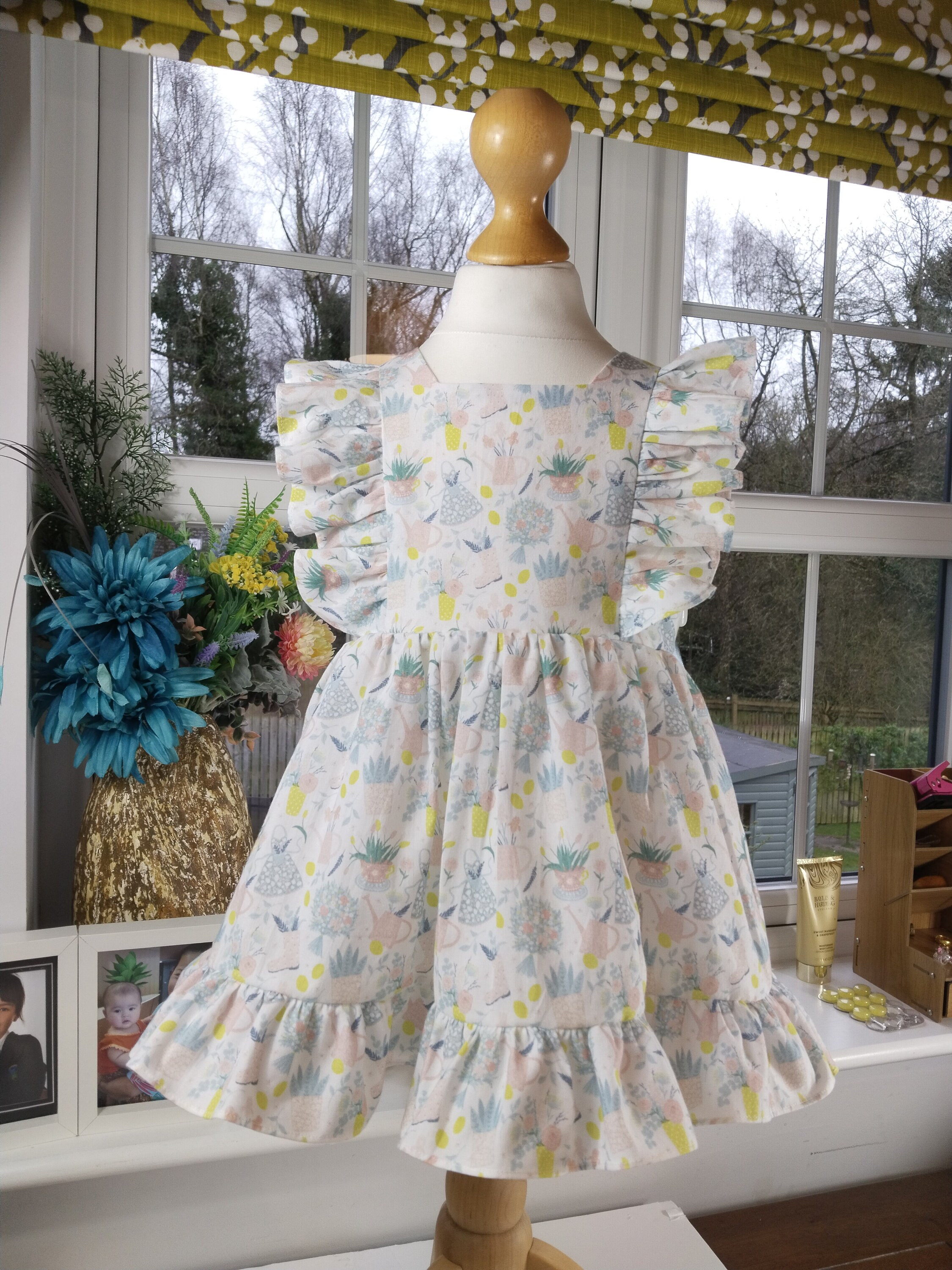 Adorable Girls Dress PDF Sewing Pattern - Sizes 1-7 Years, Dress Pdf ...