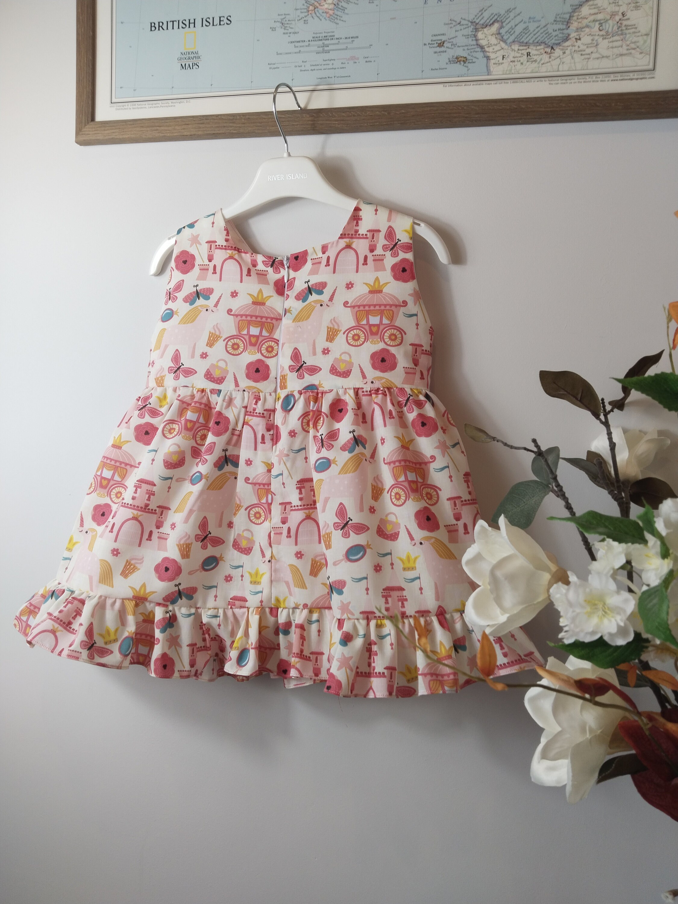 Adorable Girls Dress PDF Sewing Pattern Sizes 1-7 Years, Dress Pdf ...