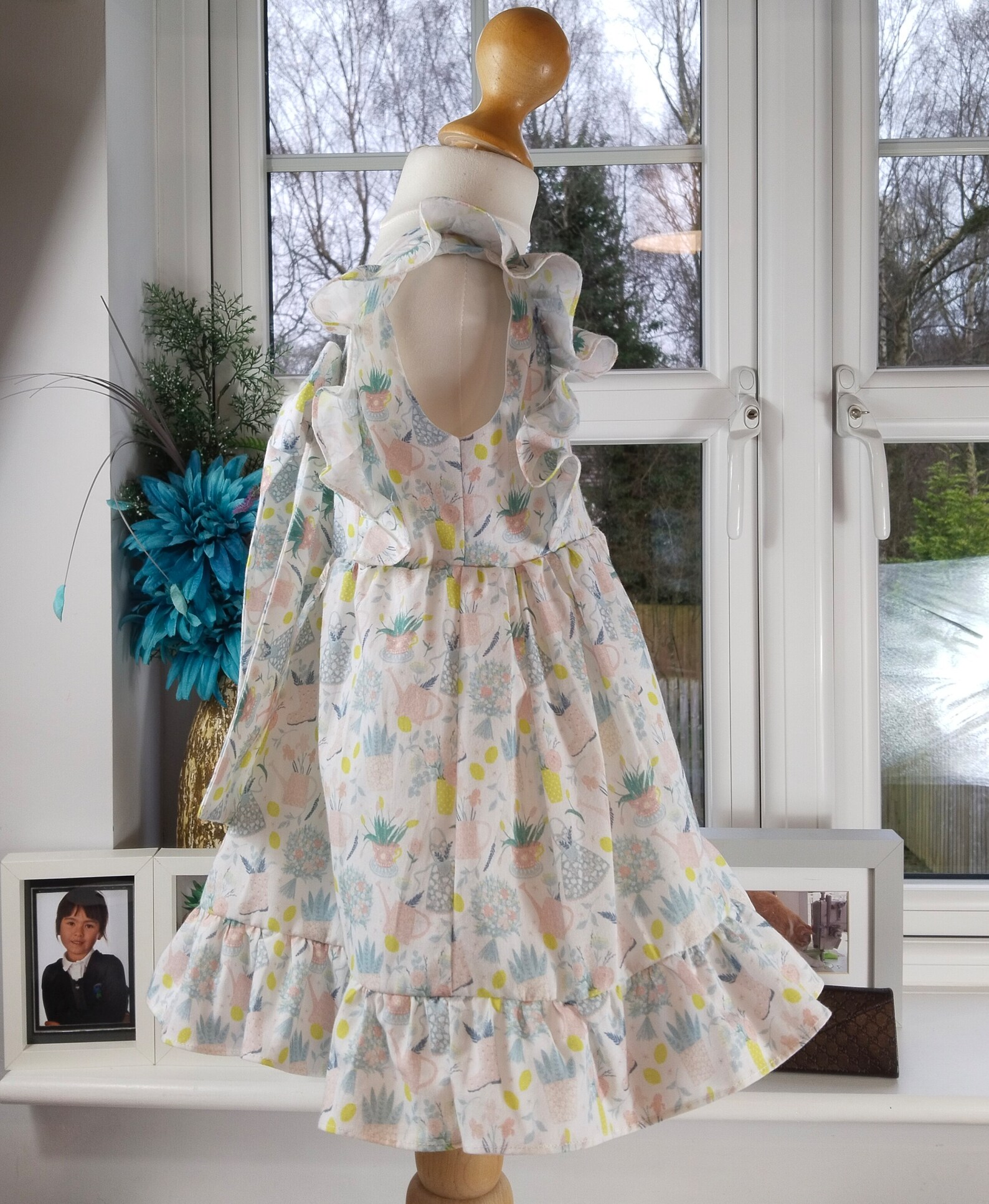 Adorable Girls Dress PDF Sewing Pattern Sizes 1-7 Years, Dress Pdf ...