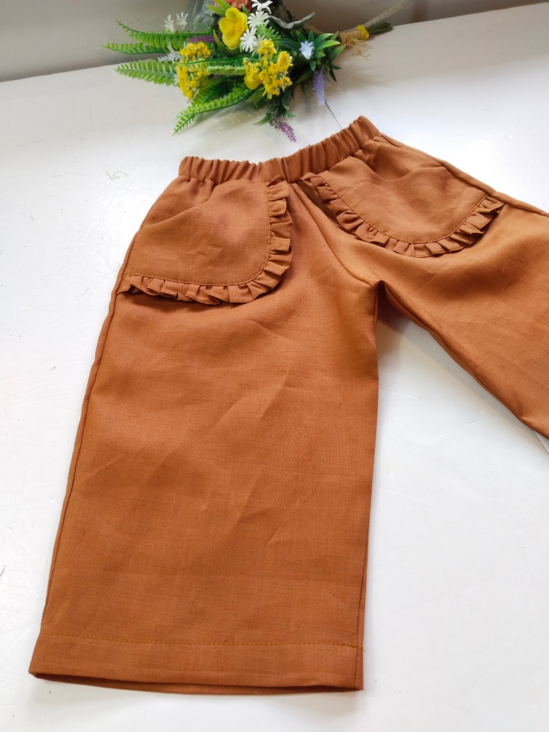 Ruffle Trouser Sewing Pattern | Girl's Stylish Pants | Sizes 1-9 Years ...