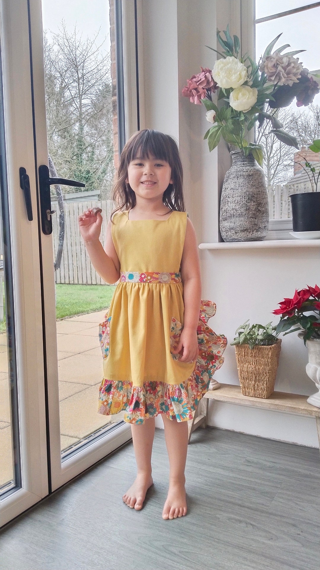 Girl's Dress Sewing Pattern - PDF Download for Ages 3-9 Dress Pdf ...