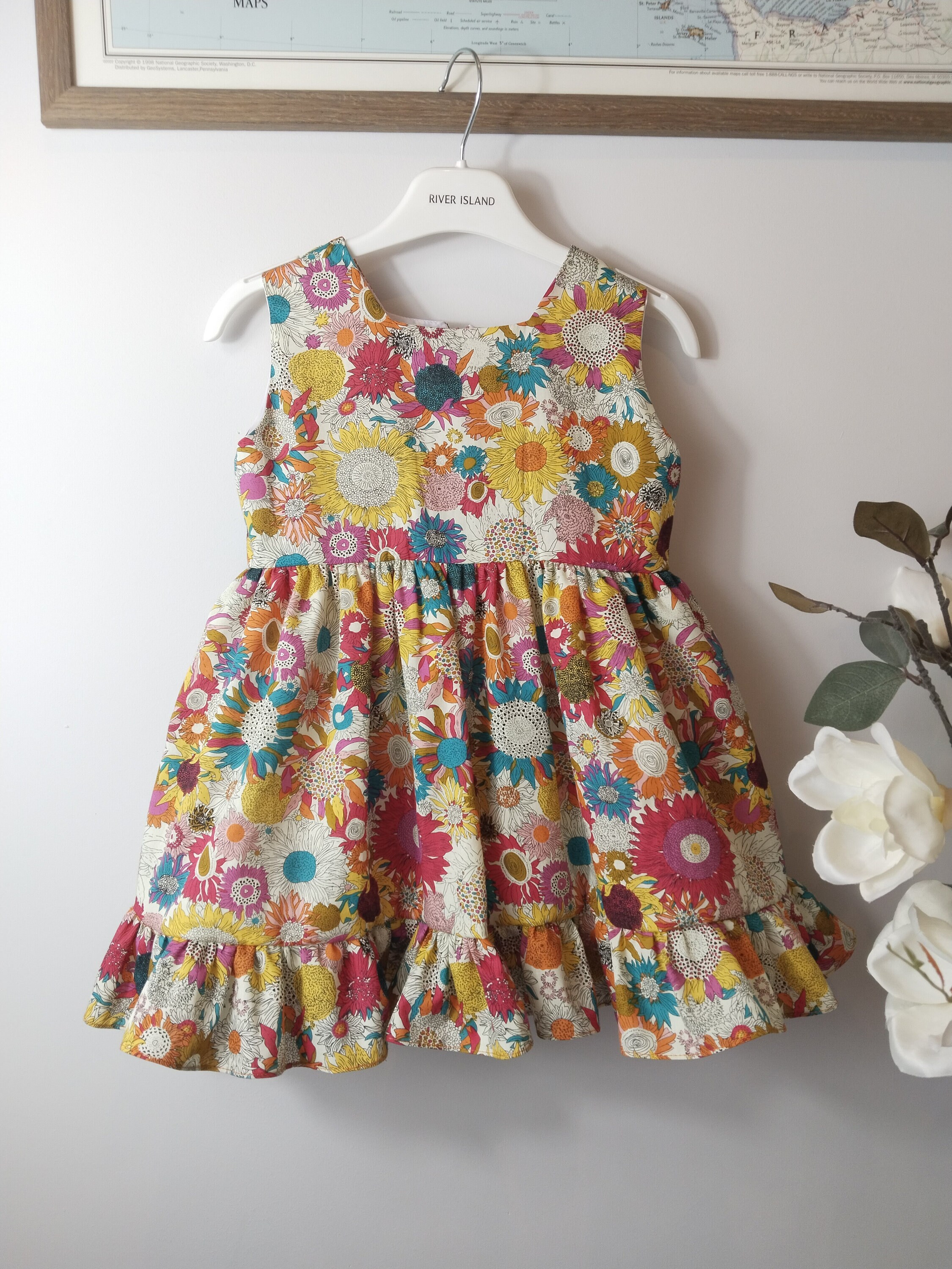 Adorable Girls Dress PDF Sewing Pattern Sizes 1-7 Years, Dress Pdf ...