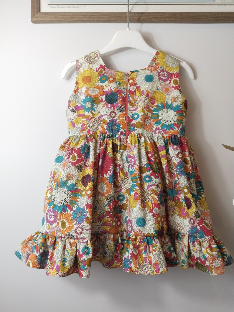 Adorable Girls Dress PDF Sewing Pattern Sizes 1-7 Years, Dress Pdf ...