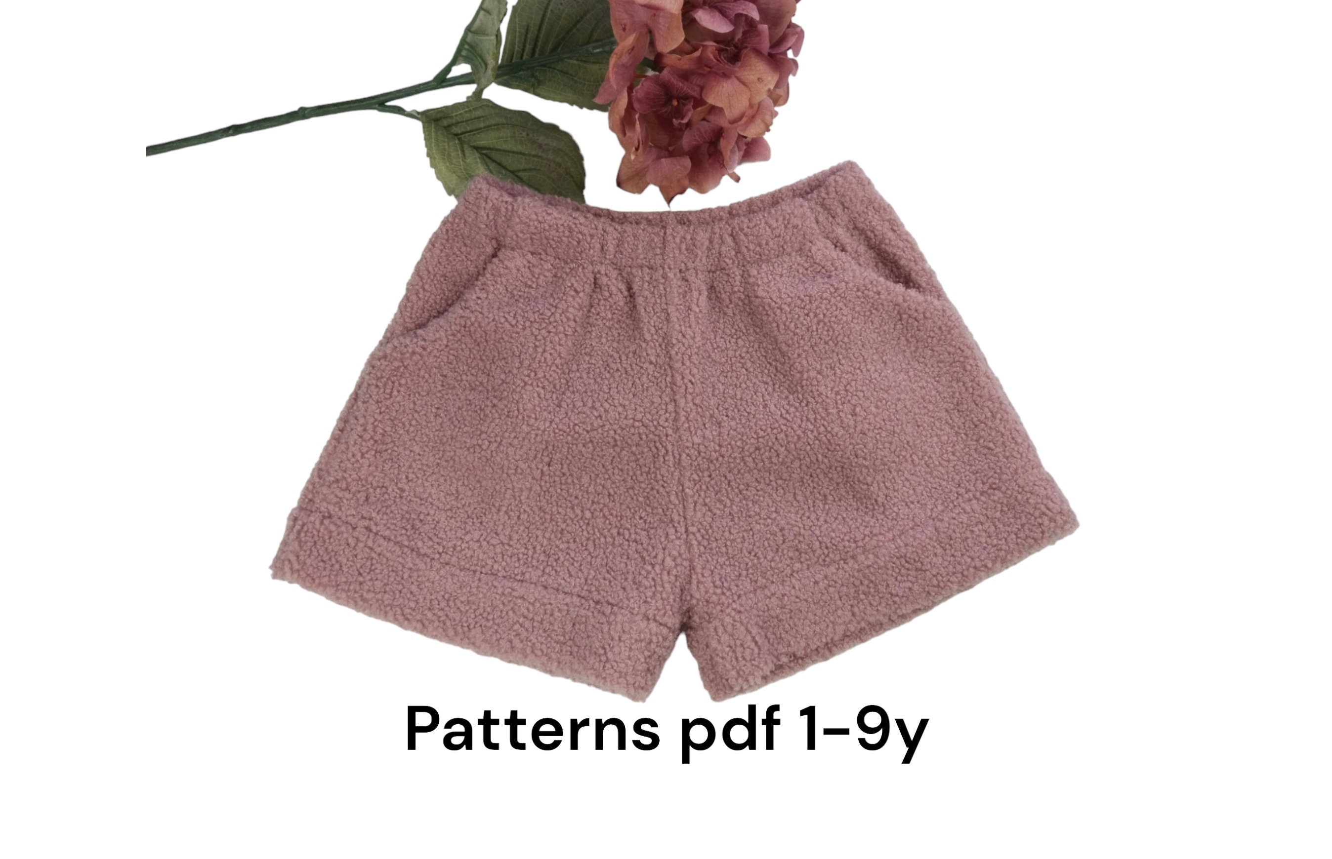 Girl's Ruffle Shorts Sewing Pattern (PDF Download) - Sizes 1-9 Years - Etsy
