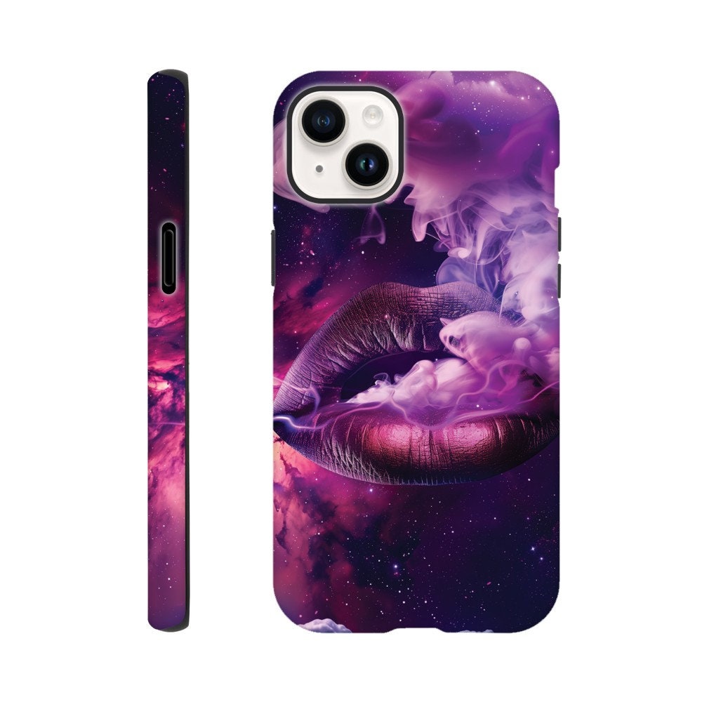 Cosmic Vape iPhone Tough Case Purple Lipstick Nebula Design - Etsy