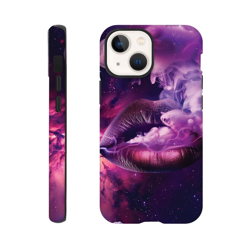 Cosmic Vape iPhone Tough Case - Purple Lipstick Nebula Design - Etsy