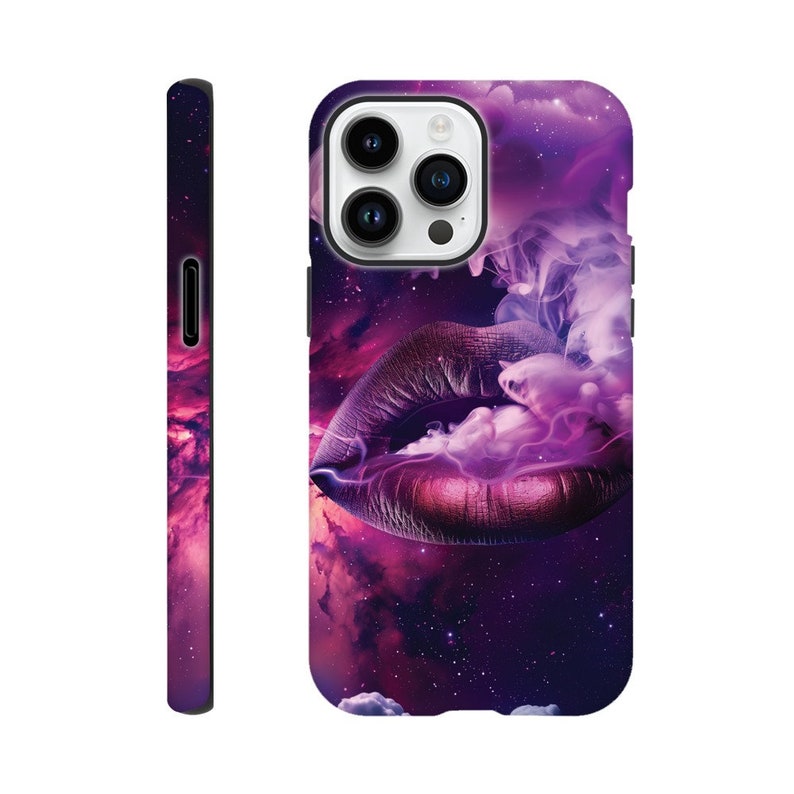 Cosmic Vape iPhone Tough Case - Purple Lipstick Nebula Design - Etsy