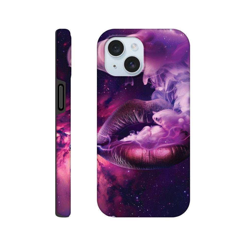 Cosmic Vape iPhone Tough Case - Purple Lipstick Nebula Design - Etsy