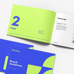 Brand Guidelines Template for Creators, Bright Style Guide, Branding ...