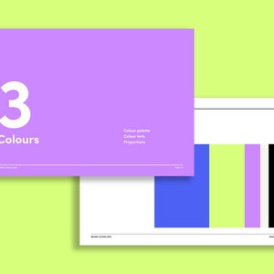 Brand Guidelines Template for Creators, Bright Style Guide, Branding ...