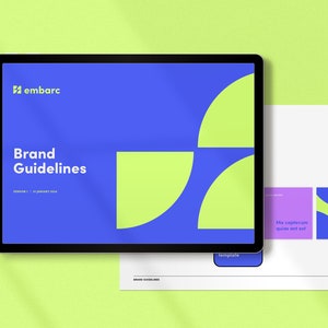 Brand Guidelines Template for Creators, Bright Style Guide, Branding ...