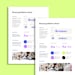 Bright Style Guide, One Page Brand Guideline Template for Creators ...