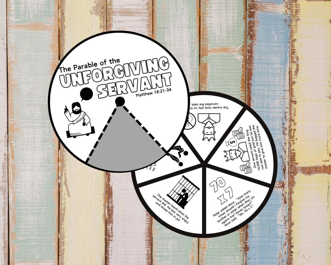 Parable of the Unforgiving Servant Wheel - Etsy